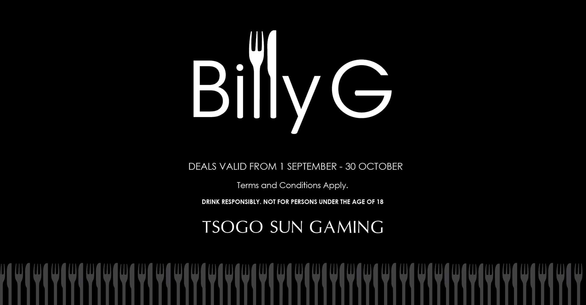 Drinks Deals | Wine Upgrades, Beer & Spritzers at Billy G - Gold Reef City