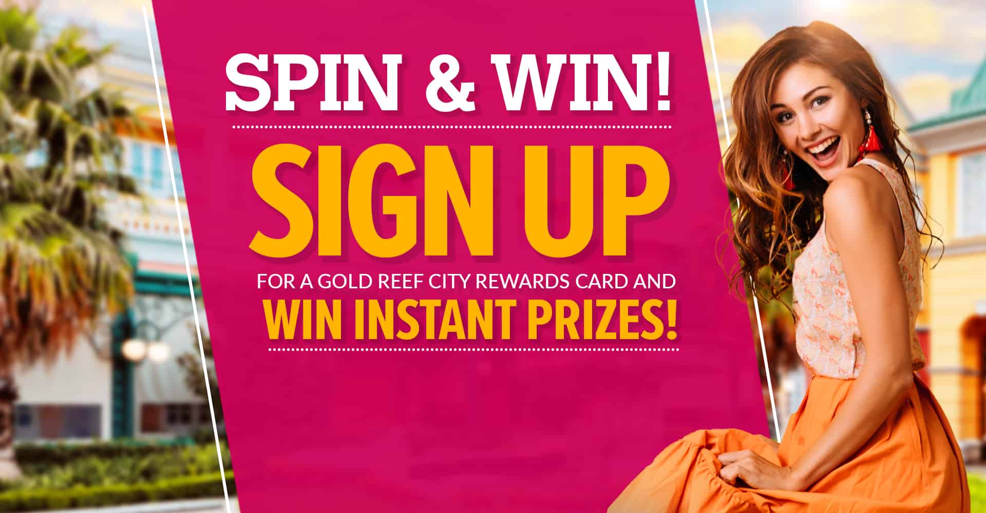 Spin & Win Sign Up Drive