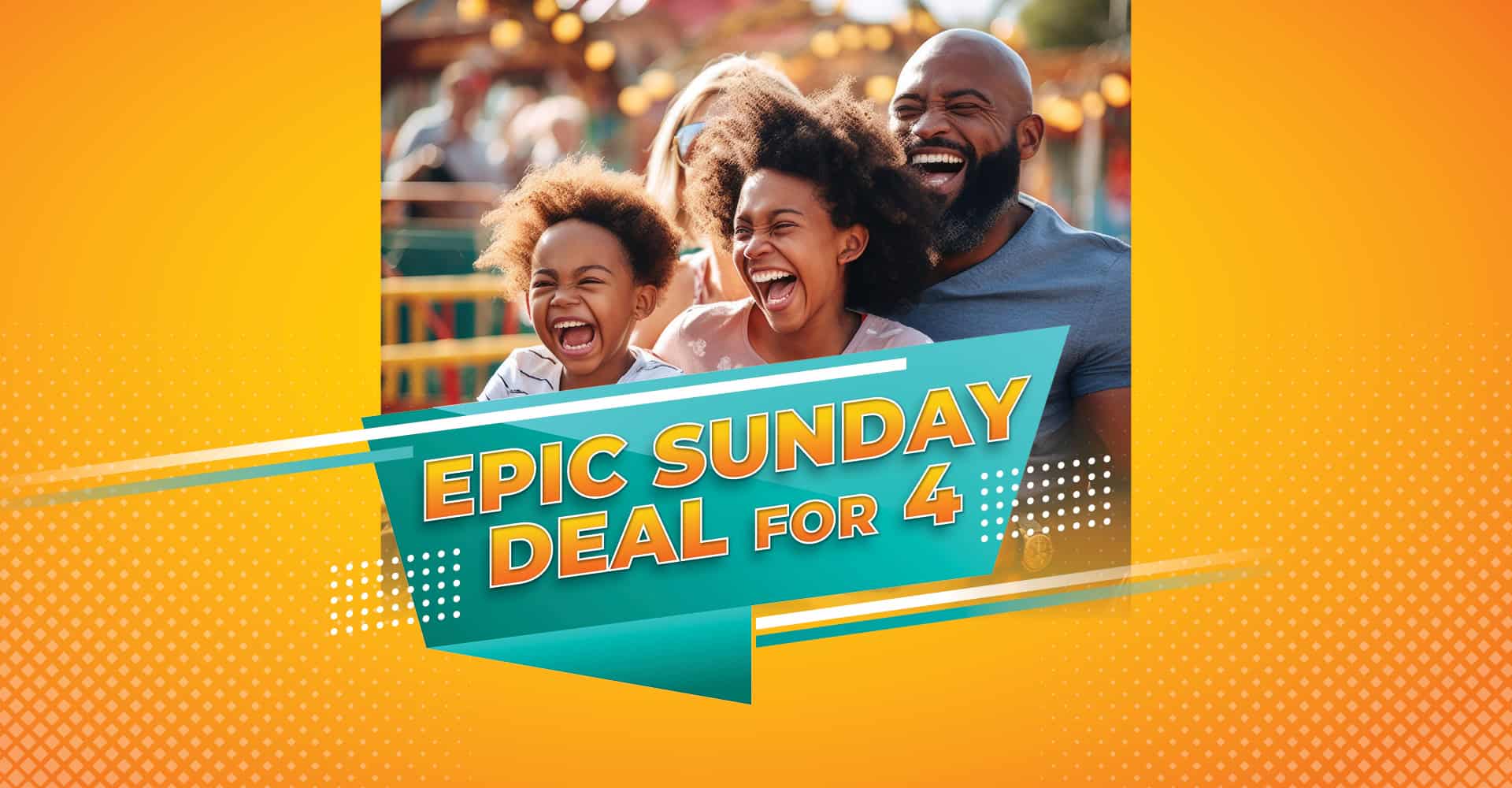 Epic Sunday Deal for 4 - Gold Reef City