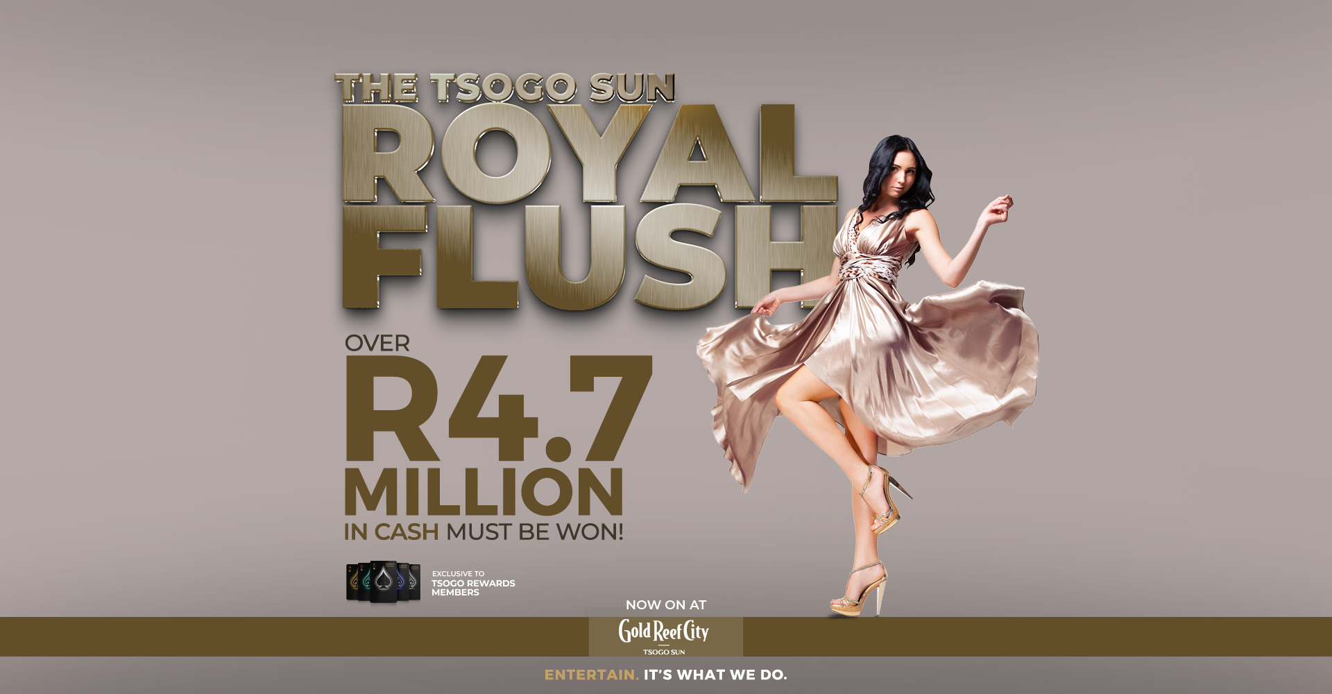 The Tsogo Sun Royal Flush - Gold Reef City