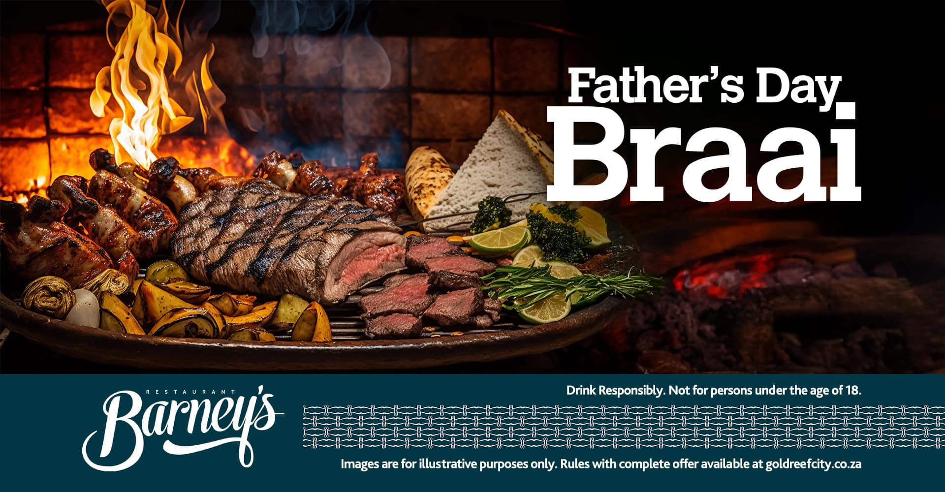 Barney’s Father’s Day Braai - Gold Reef City